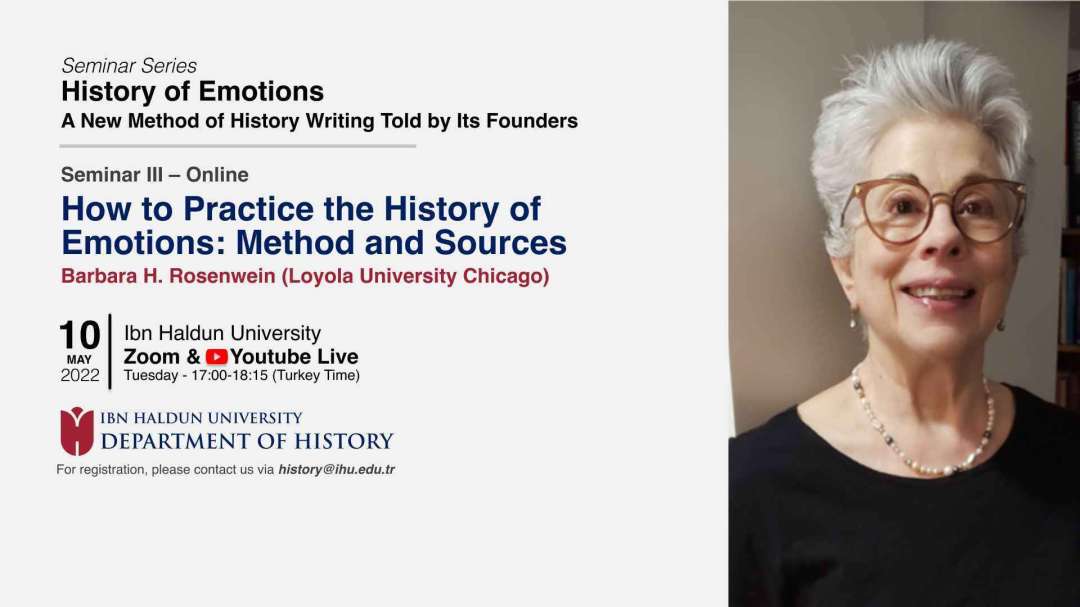 'History of Emotions' Seminar Series - (3) How to Practice the History ...